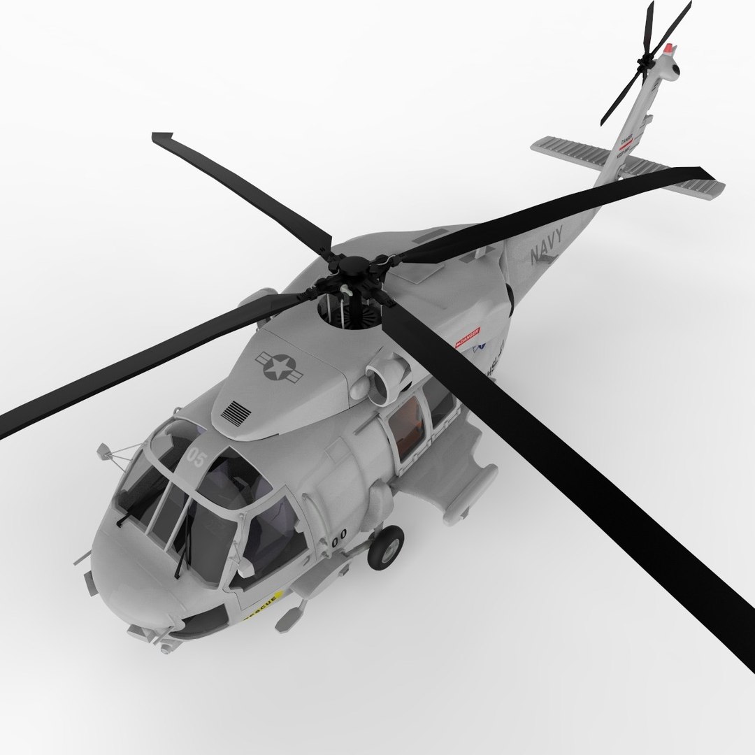 Pre-rigged Uh60f Seahawk Craft 3d Model