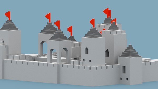 3D model Voxel Castle - TurboSquid 1956651