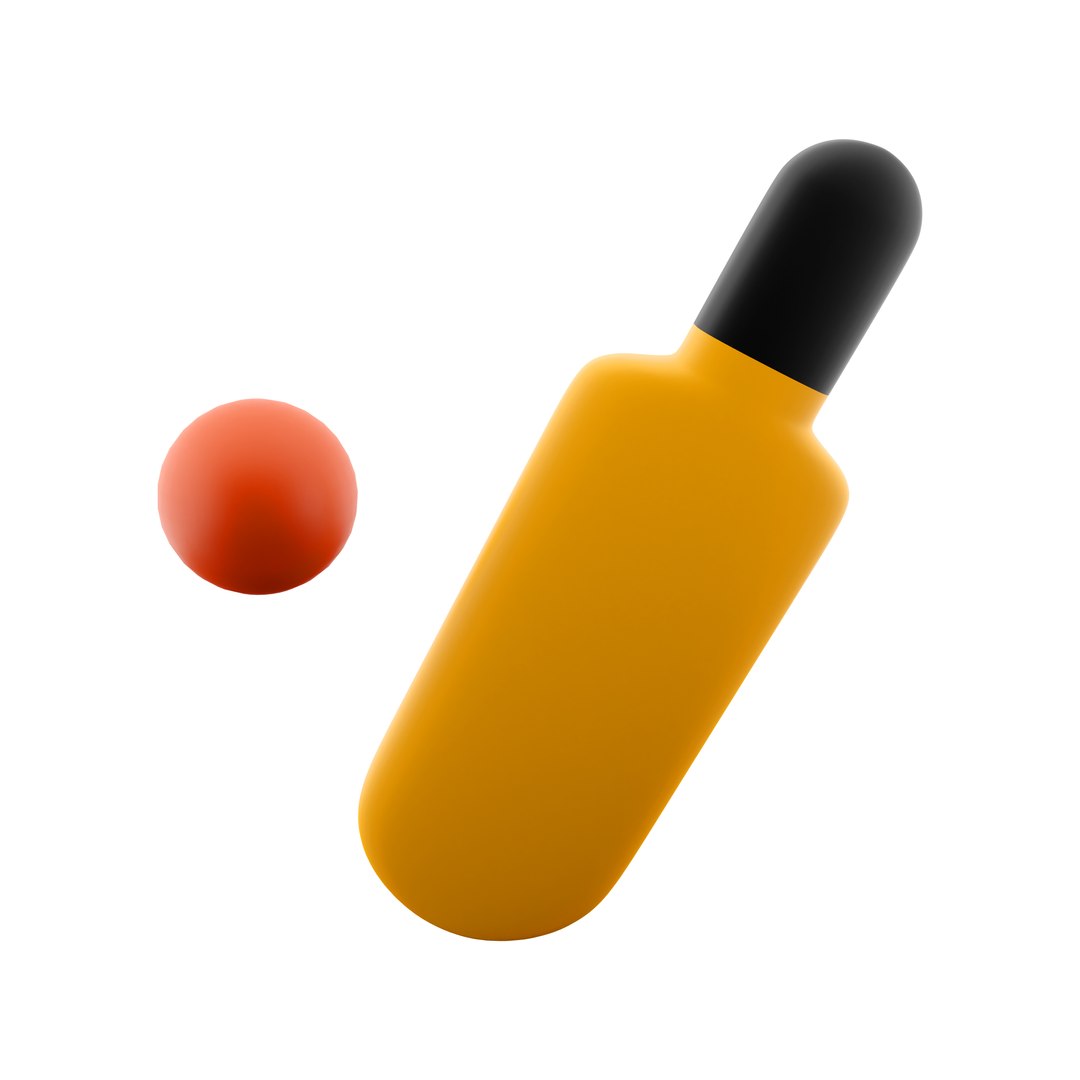 Cricket Ball Icon 3D Model - TurboSquid 2066354