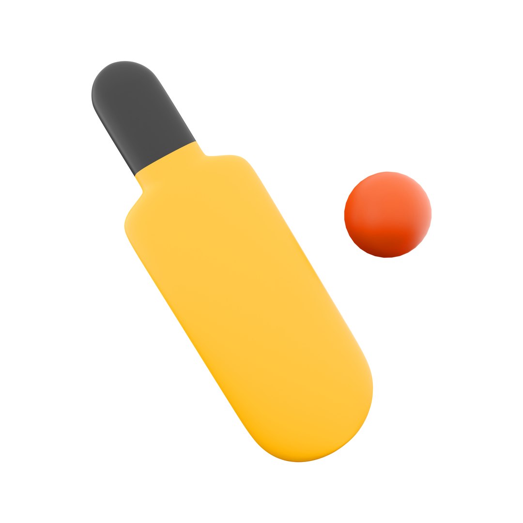 Cricket Ball Icon 3D Model - TurboSquid 2066354