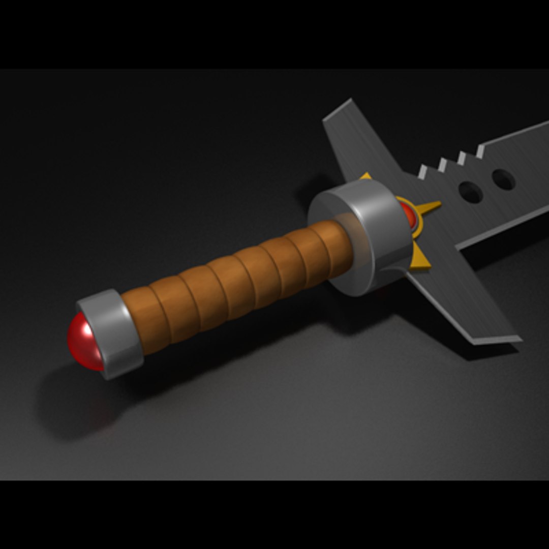 3d Model Of Broadsword Noble Sun Swords