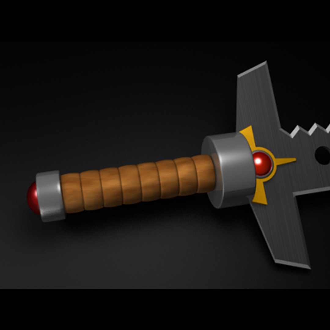 3d Model Of Broadsword Noble Sun Swords