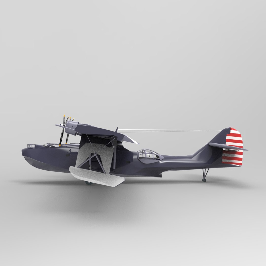 3D Model Consolidated PBY Catalina Airplane - TurboSquid 2084050