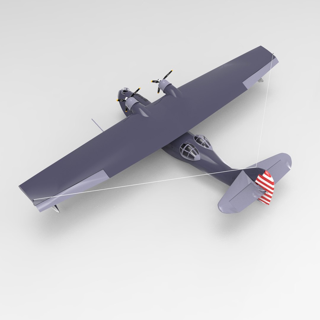 3D Model Consolidated PBY Catalina Airplane - TurboSquid 2084050