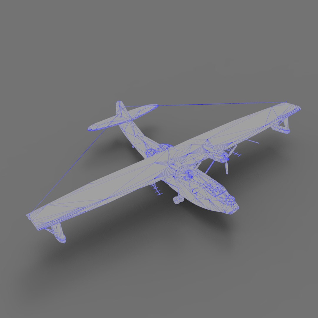 3D Model Consolidated PBY Catalina Airplane - TurboSquid 2084050