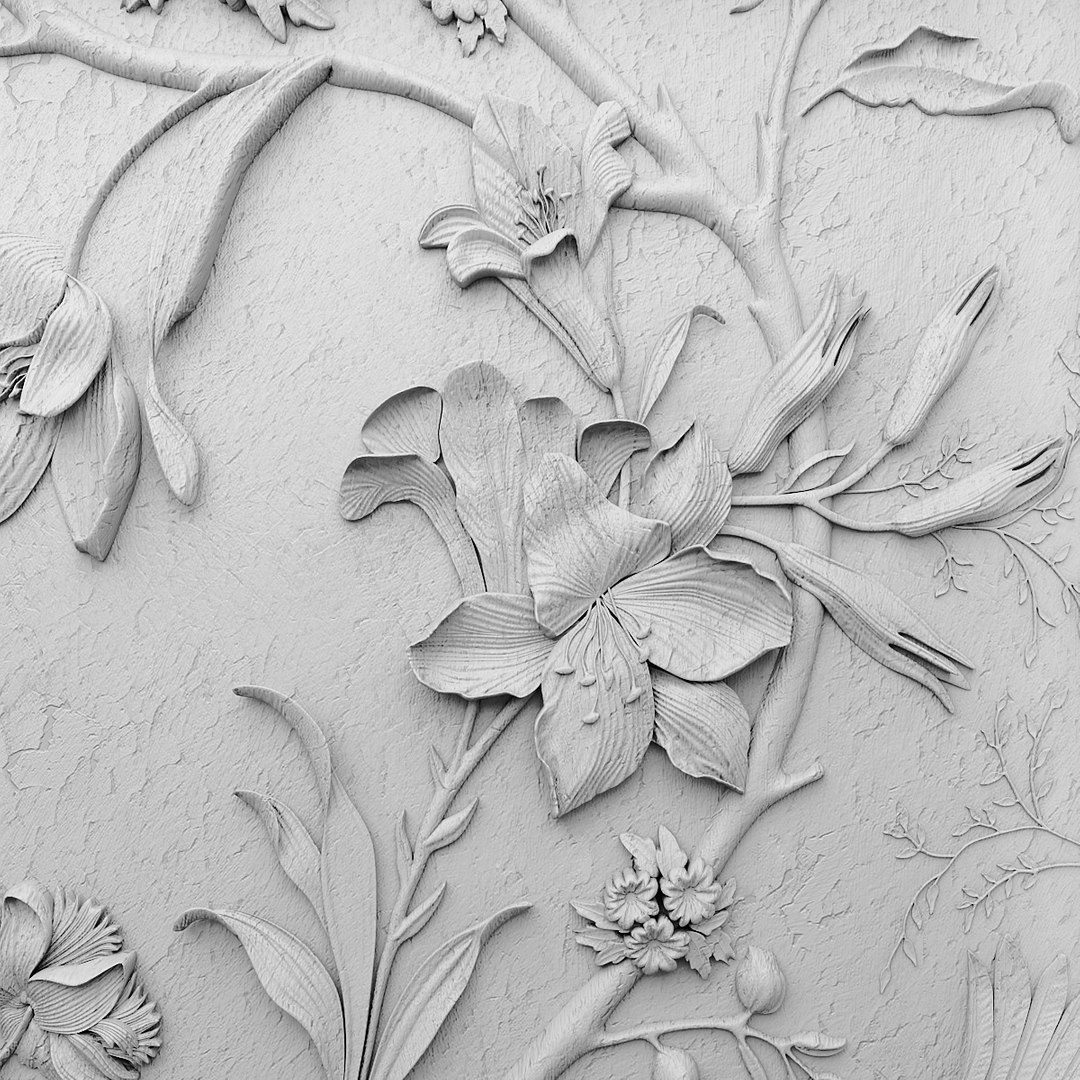 3d Bas-relief Relief