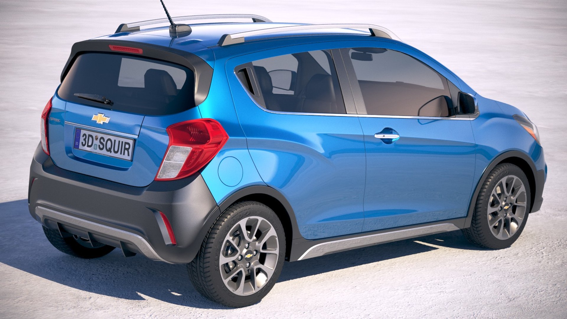 Chevrolet Spark Activ Model - TurboSquid 1204555