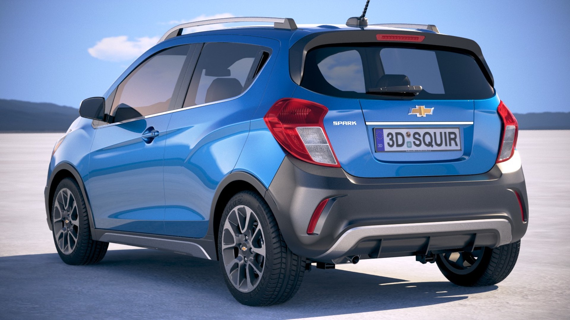 Chevrolet Spark Activ Model - TurboSquid 1204555