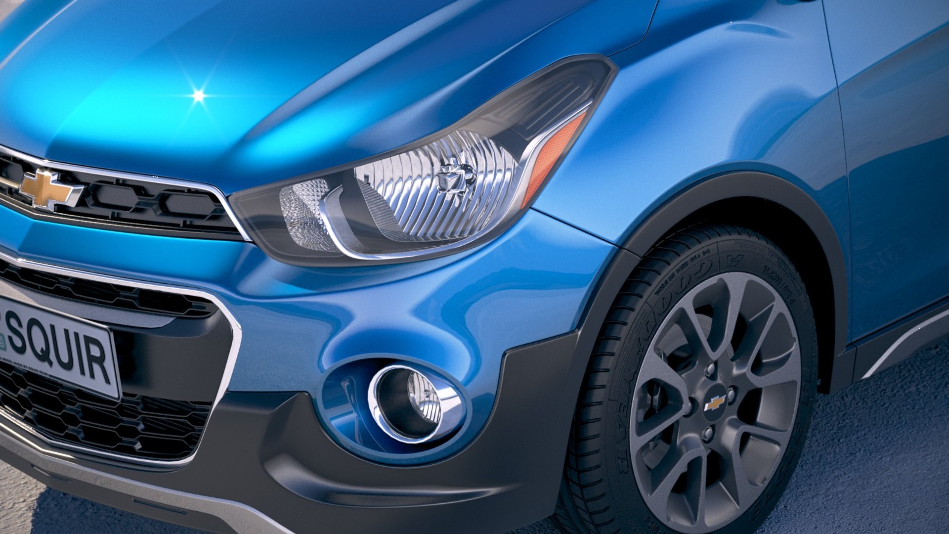 Chevrolet Spark Activ Model - TurboSquid 1204555