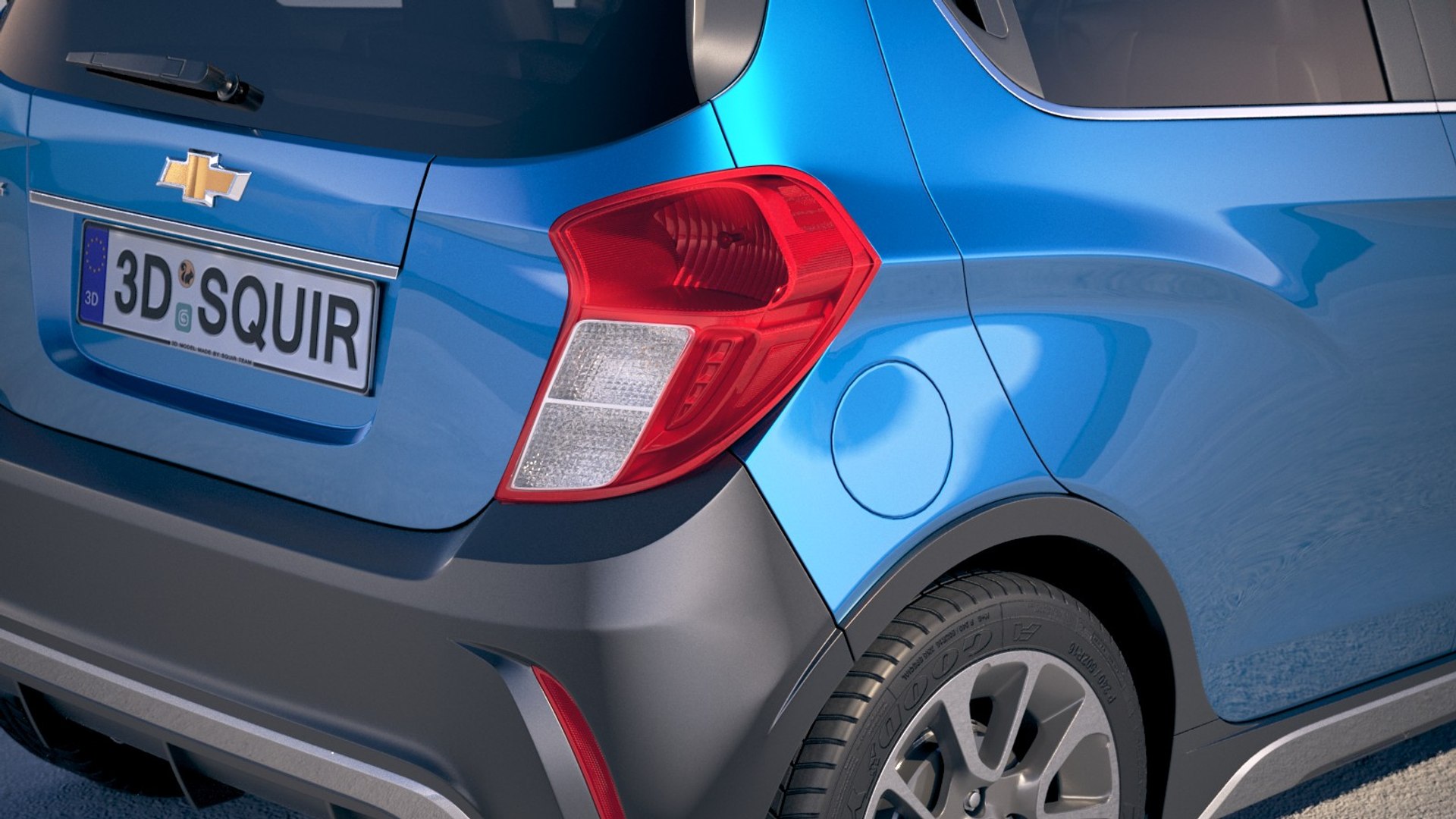 Chevrolet Spark Activ Model - TurboSquid 1204555