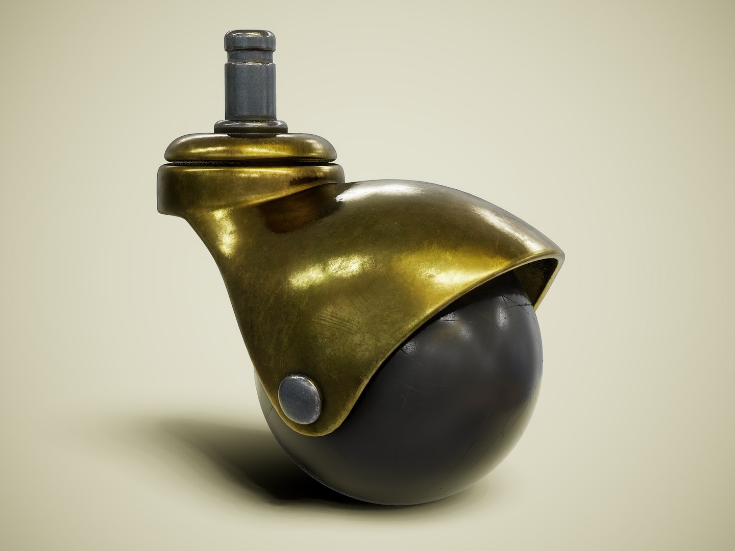 Wheel Caster 3D Model - TurboSquid 1677867