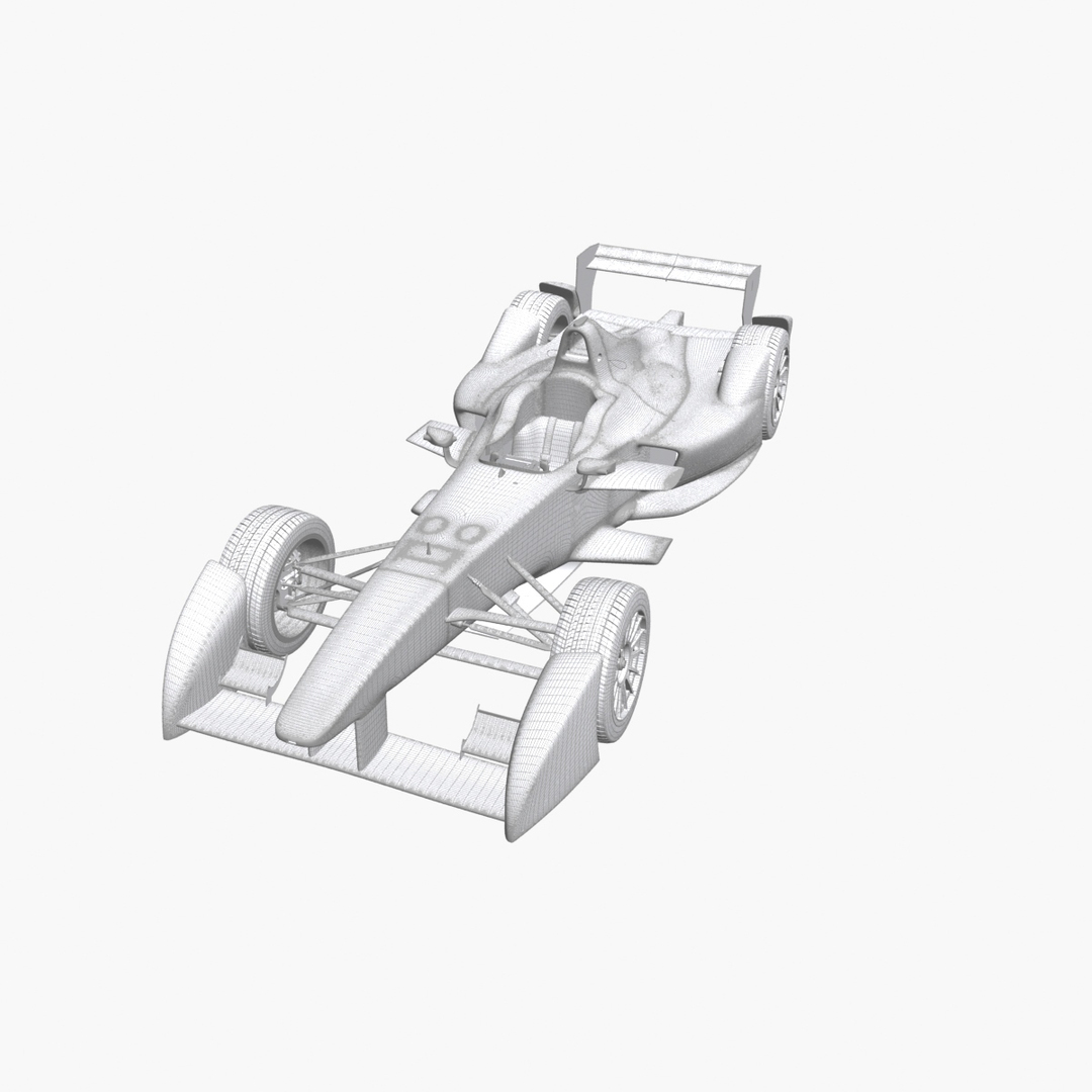 3d model 2014 formula e race cars