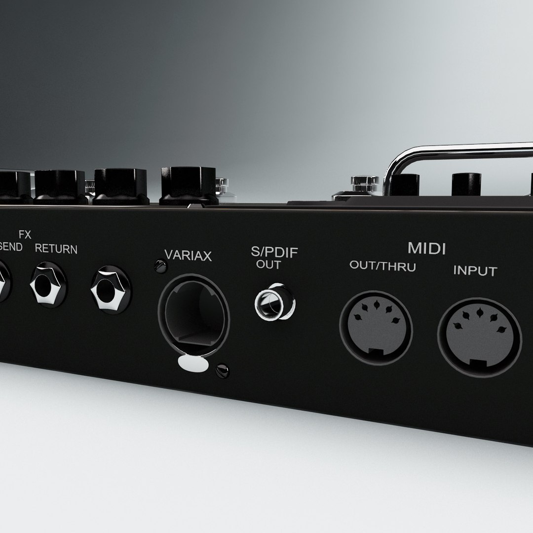 3d Multi Effects Guitar Line6 Model