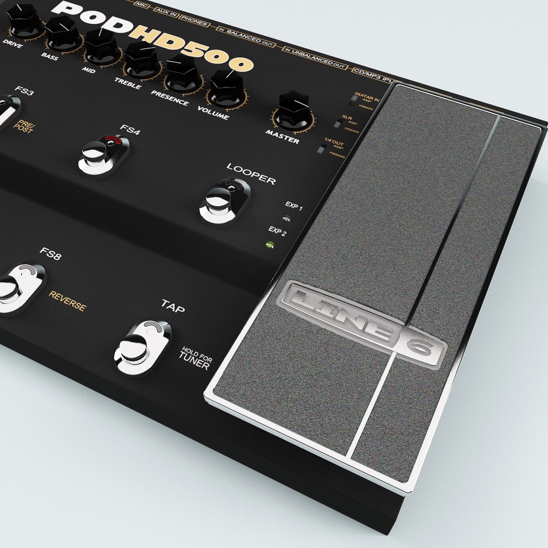 3d Multi Effects Guitar Line6 Model