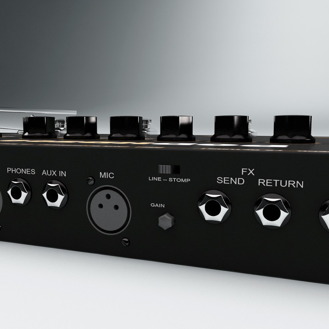 3d Multi Effects Guitar Line6 Model