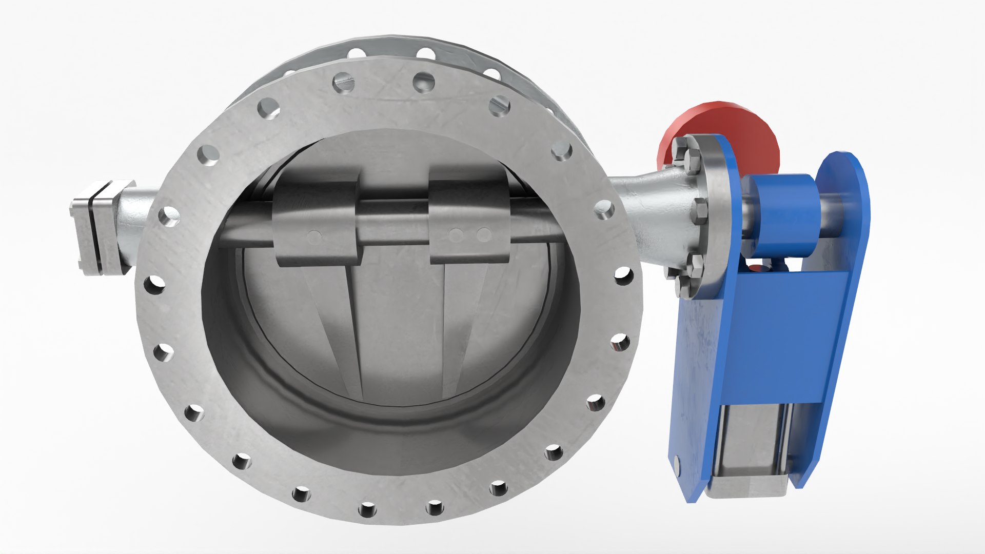 Butterfly Valve 3D Model - TurboSquid 2198327
