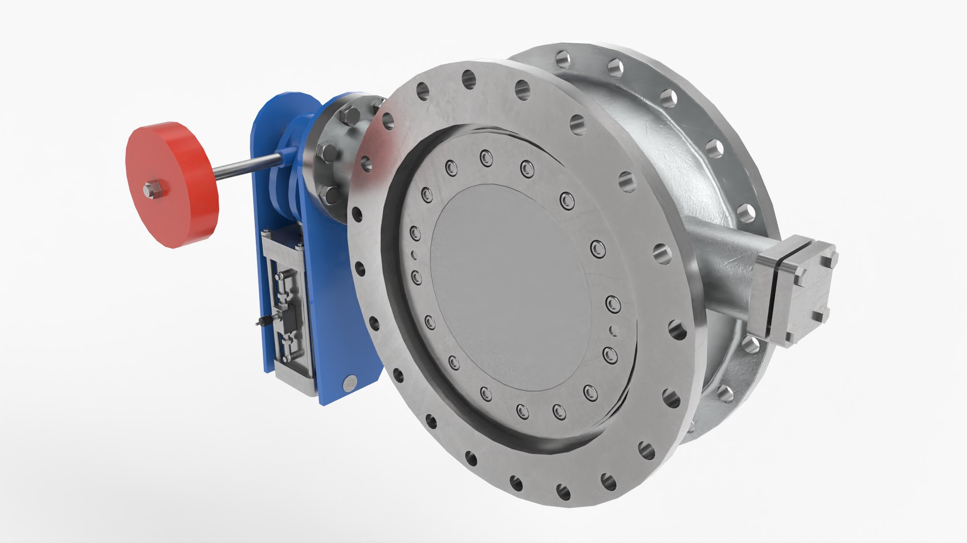 Butterfly Valve 3D Model - TurboSquid 2198327