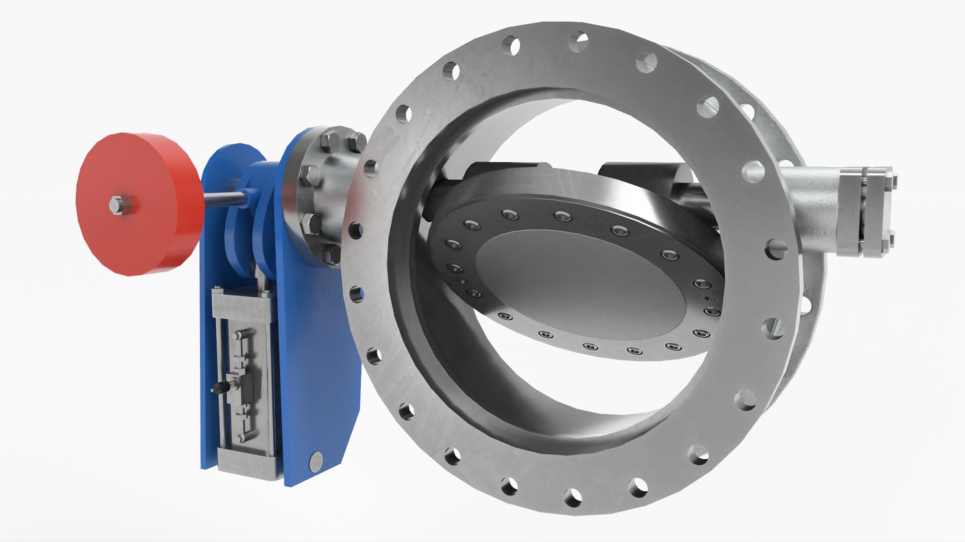 Butterfly Valve 3D Model - TurboSquid 2198327