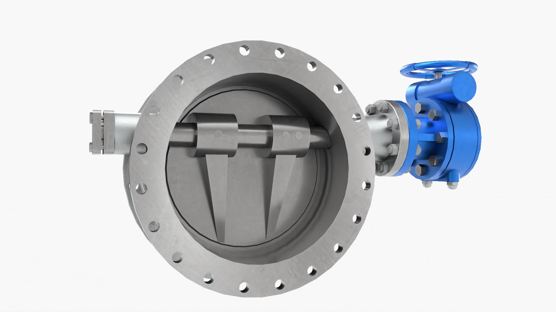 Butterfly Valve 3D Model - TurboSquid 2198327