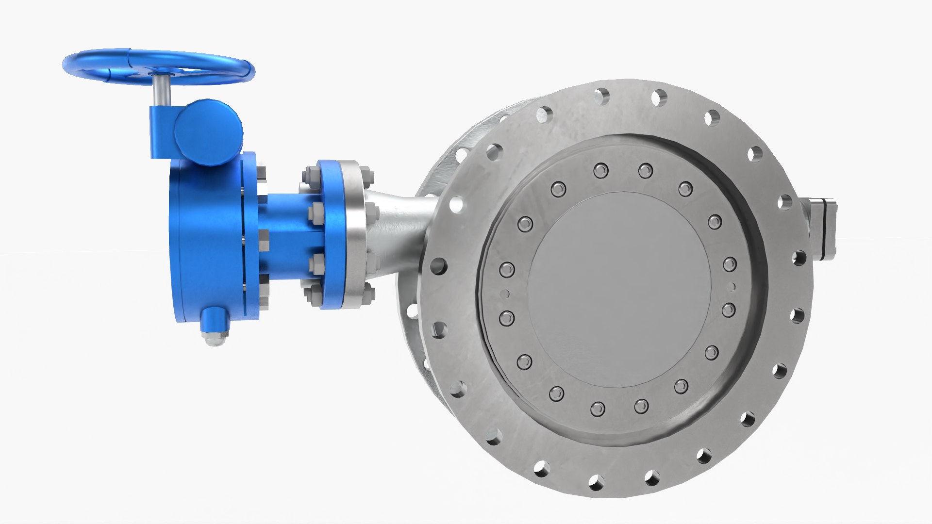 Butterfly Valve 3D Model - TurboSquid 2198327