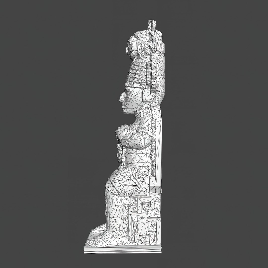 Low Poly PBR Mayan Statue 3D Model - TurboSquid 2162815