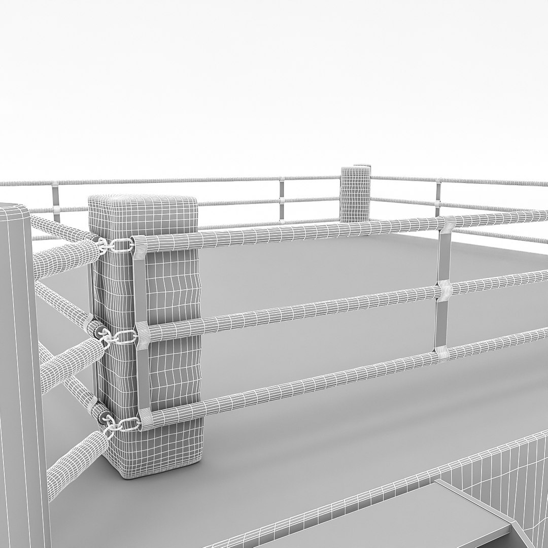 Boxing Area 2 3D Model - TurboSquid 1540857