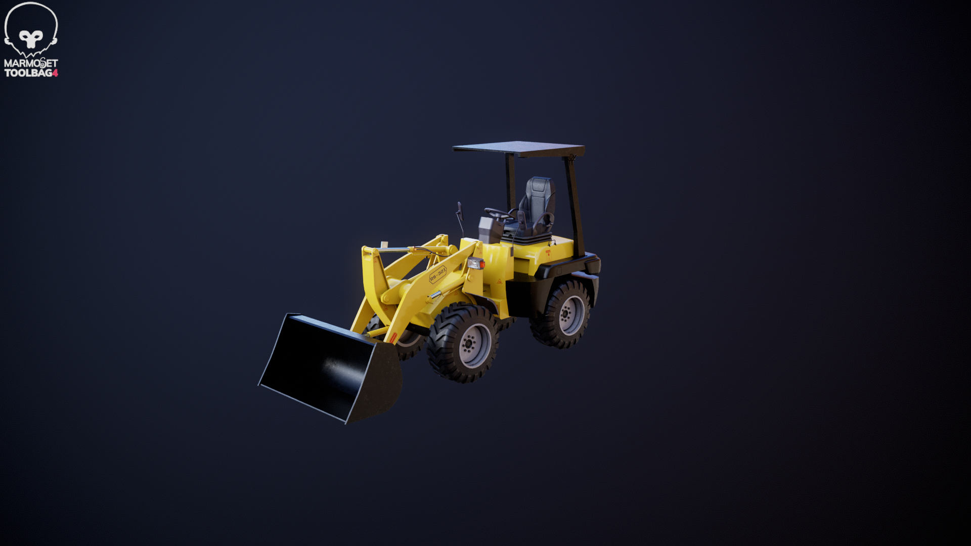 Small Agricultural Wheeled Loader 3D Model - TurboSquid 2306442