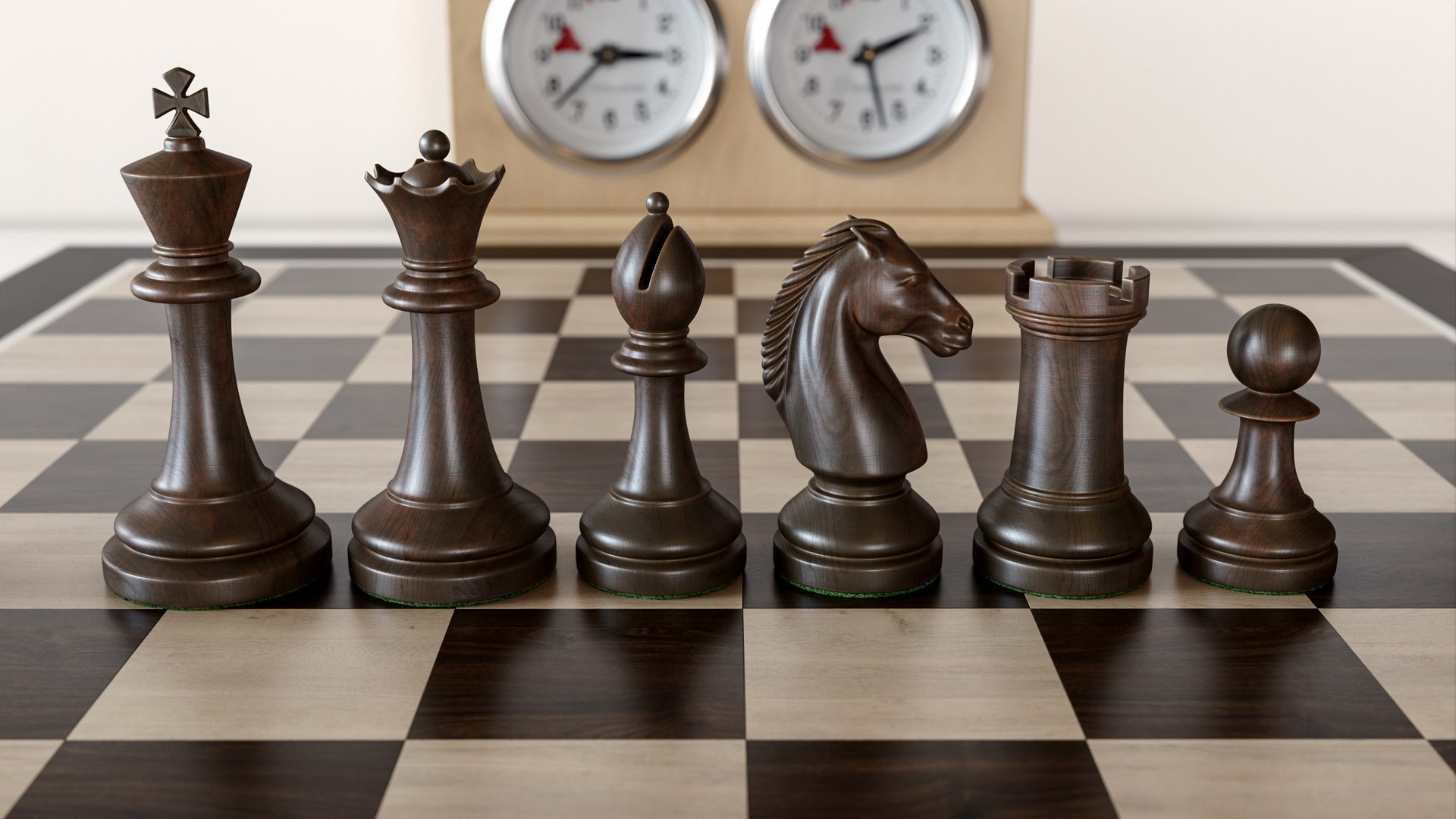 RAY STYLE CHESS SET 3D - TurboSquid 2236472