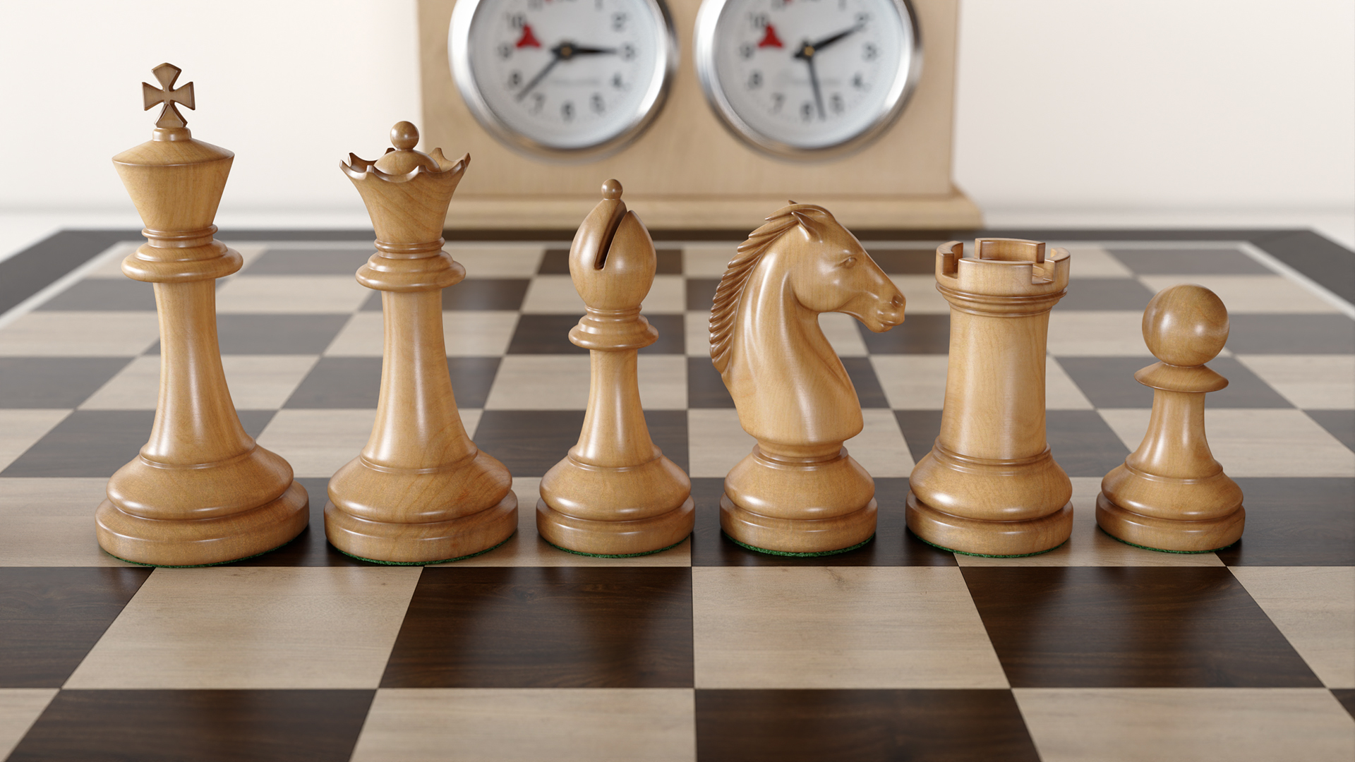 RAY STYLE CHESS SET 3D - TurboSquid 2236472