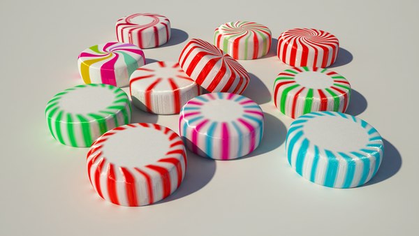 Christmas candy model - TurboSquid 1625284