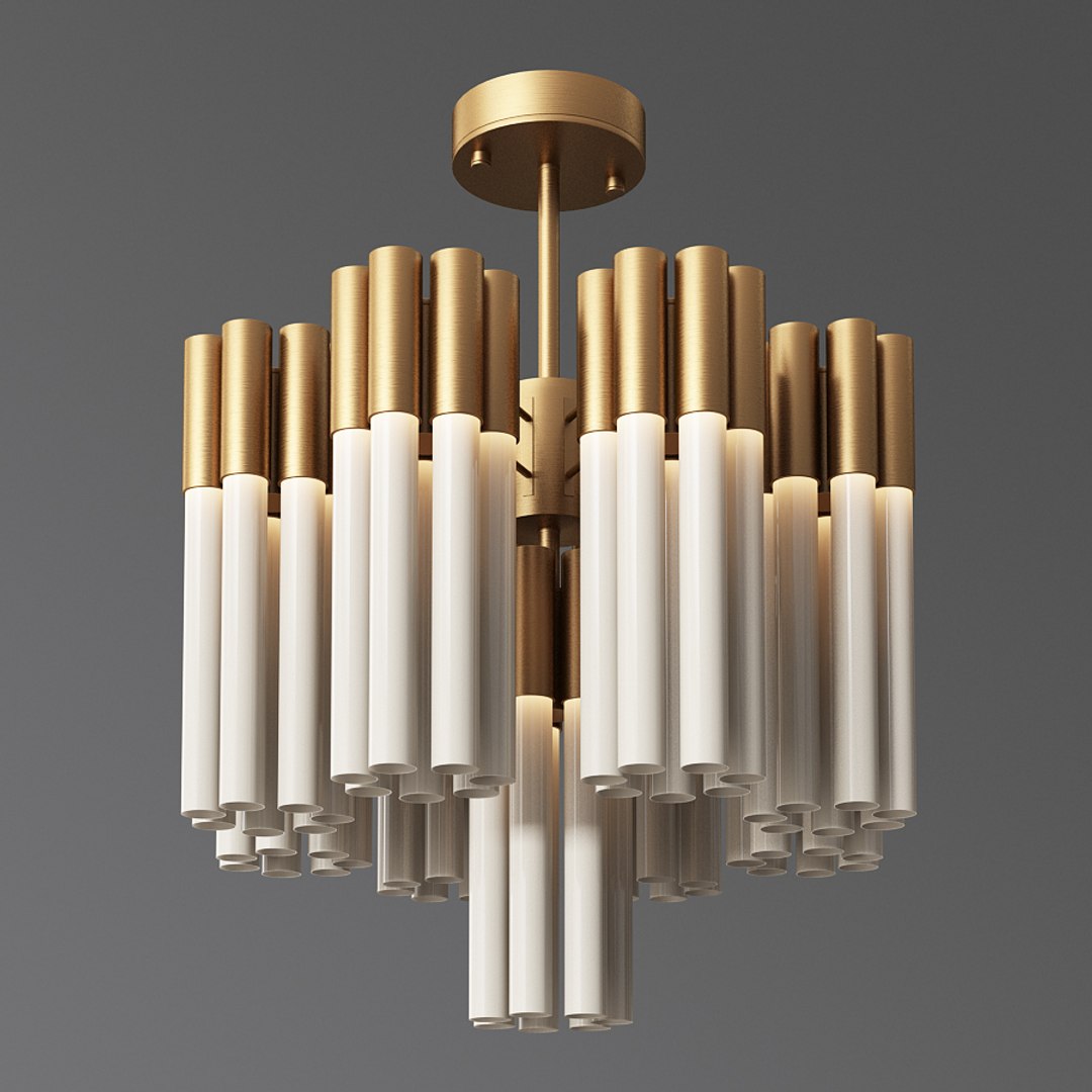 Pendant lamp kamable chandelier 3D model - TurboSquid 1606040