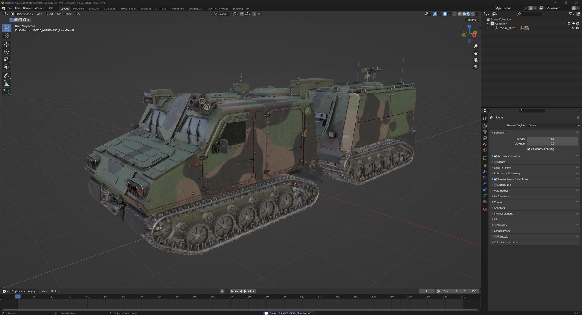 BvS10 Amphibious All Terrain Armoured Vehicle Model - TurboSquid 2241532