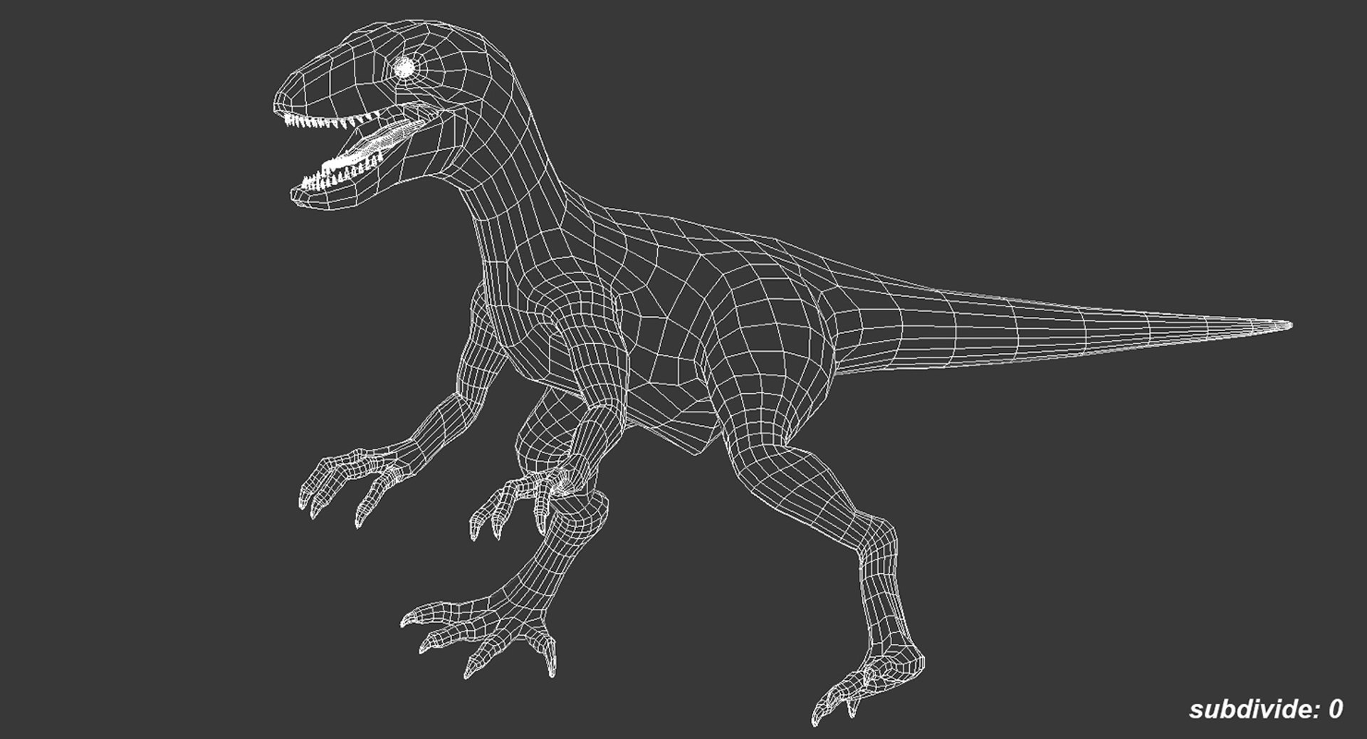 Velociraptor Dinosaur 3d Model