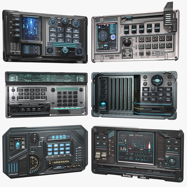 modelo 3d Panel de control - TurboSquid 2123388