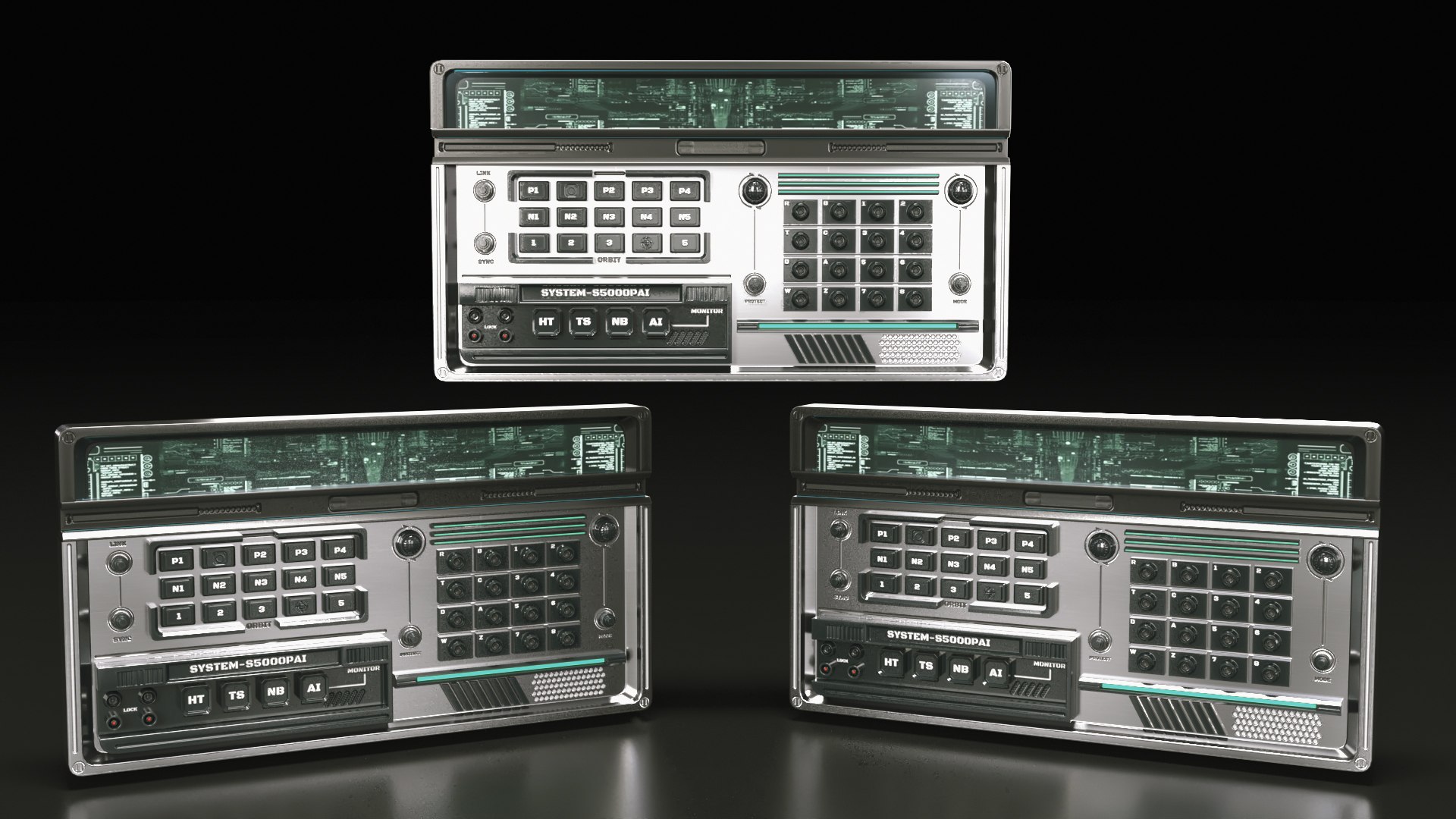 Control Panel 3D Model - TurboSquid 2123388