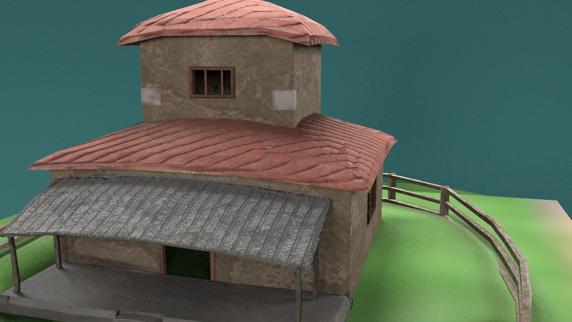 3D Village House Model - TurboSquid 1698295