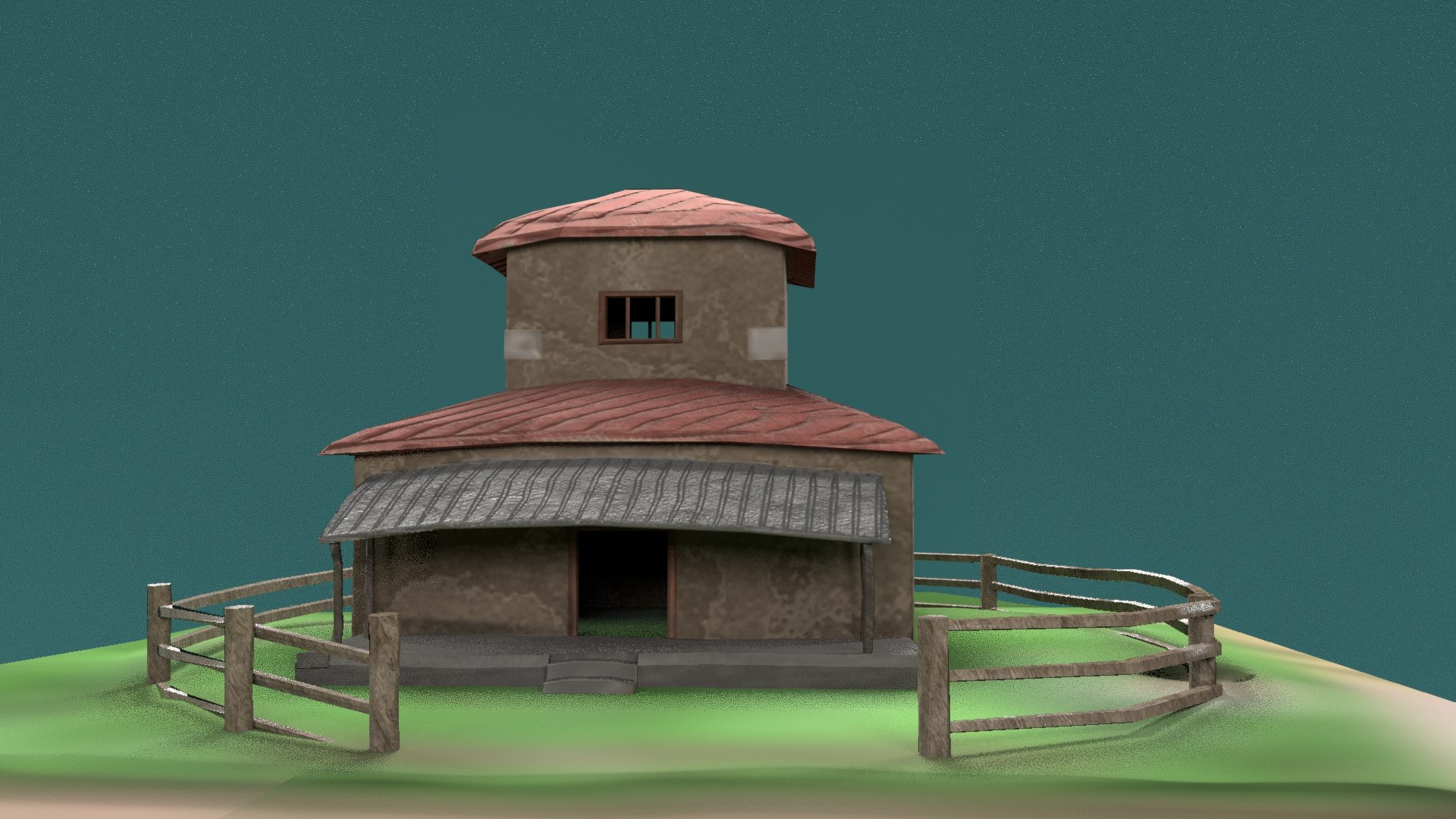 3D Village House Model - TurboSquid 1698295