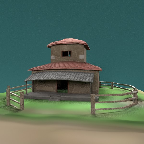 3D village house model - TurboSquid 1698295