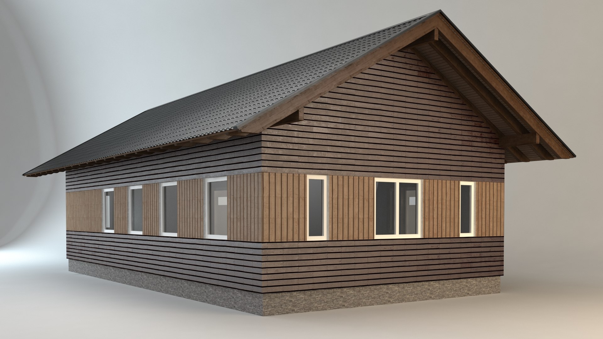 3d Cottage Model