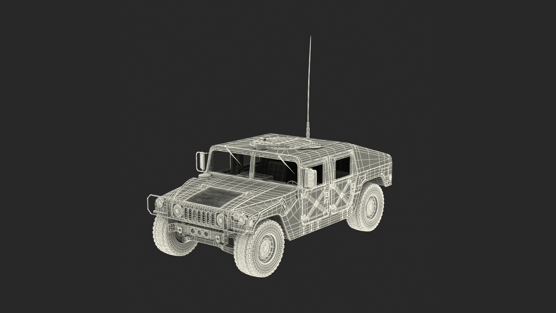 3D Military Humvee - TurboSquid 2387200