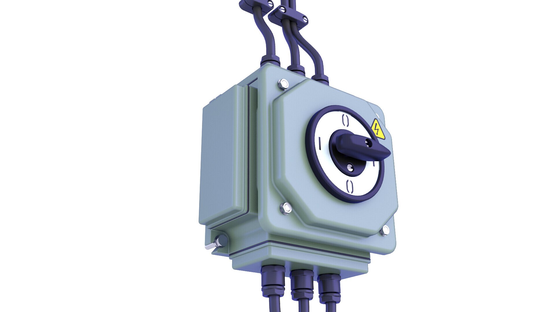 Industrial Control Electric Switch 6 3D model - TurboSquid 1912580