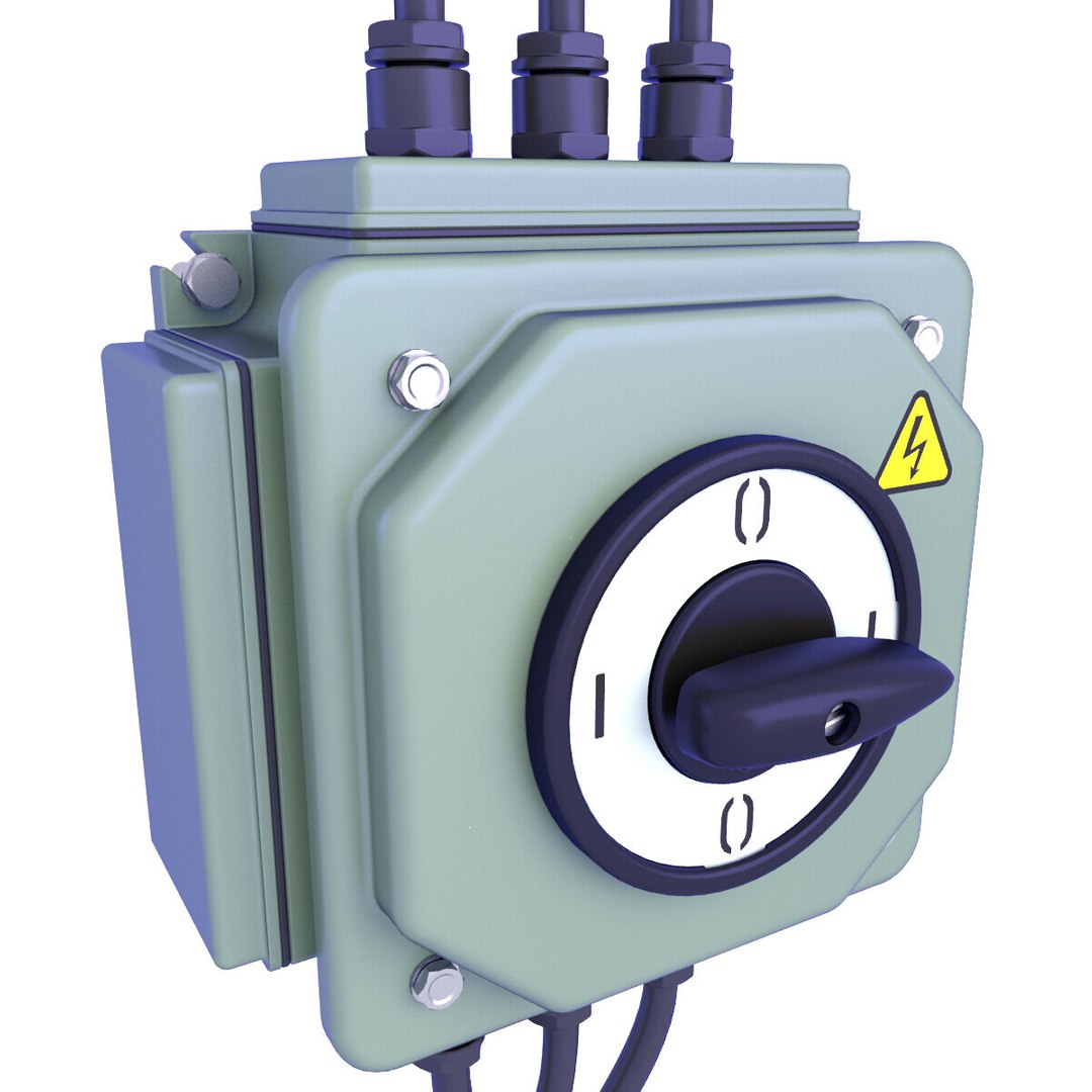 Industrial Control Electric Switch 6 3D model - TurboSquid 1912580