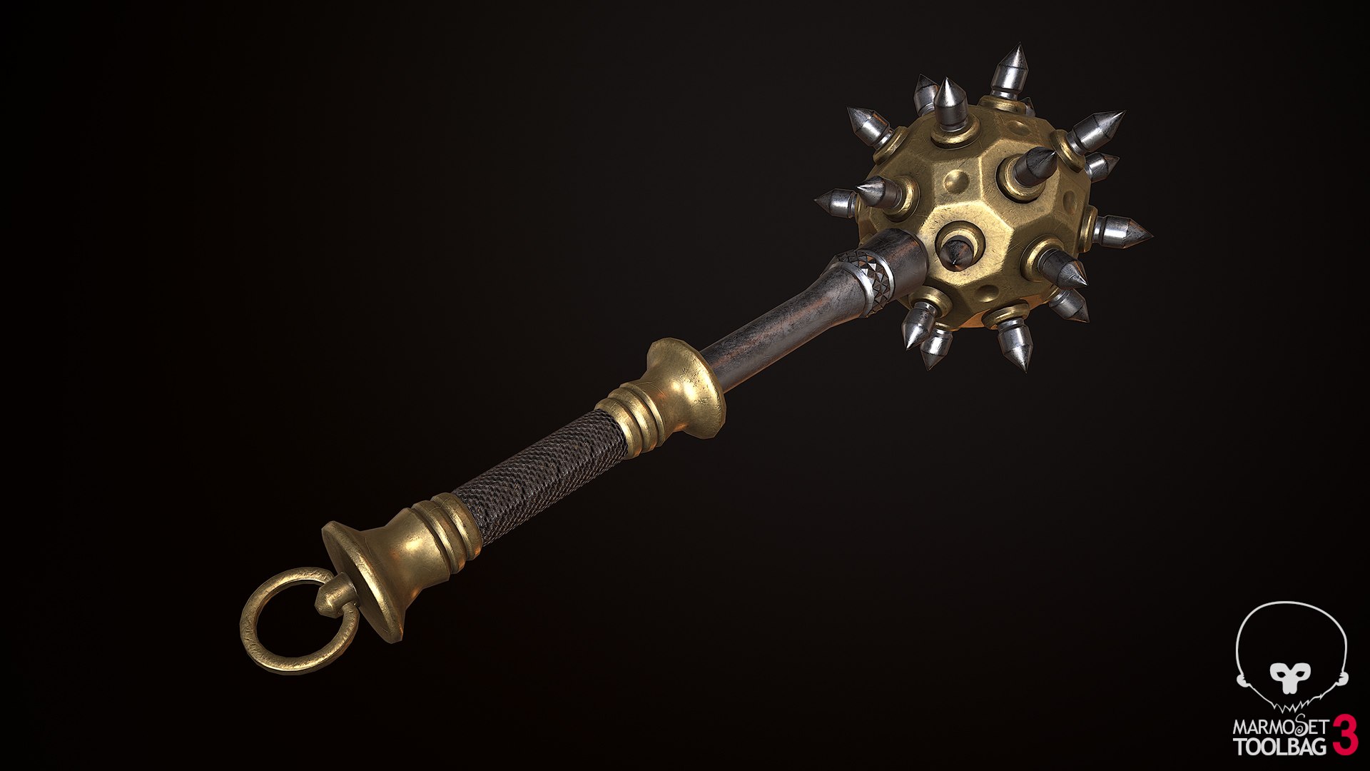 Weapon Club Morningstar 3D Model - TurboSquid 1673197