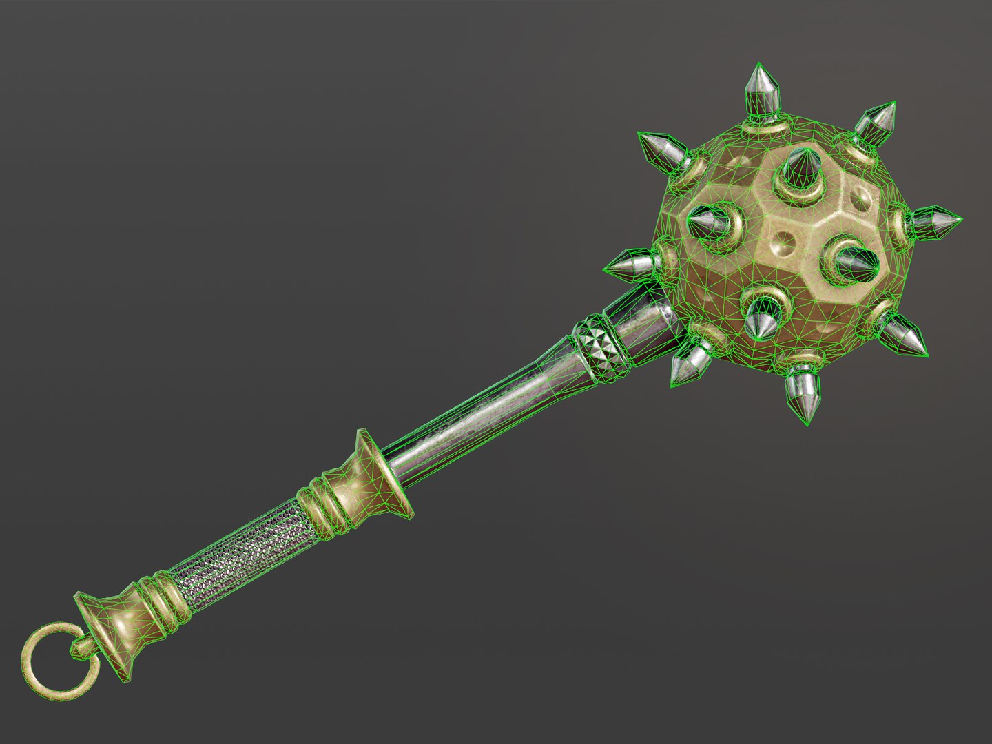 Weapon Club Morningstar 3D Model - TurboSquid 1673197
