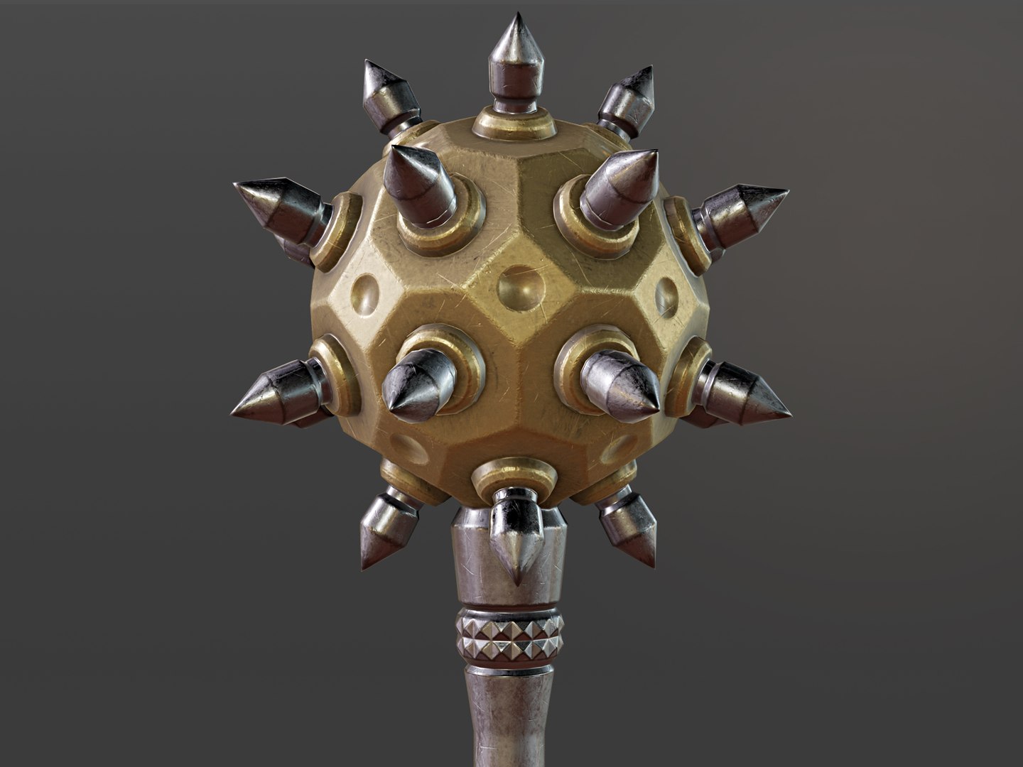 Weapon Club Morningstar 3D Model - TurboSquid 1673197