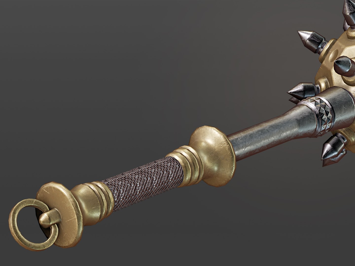 Weapon Club Morningstar 3D Model - TurboSquid 1673197