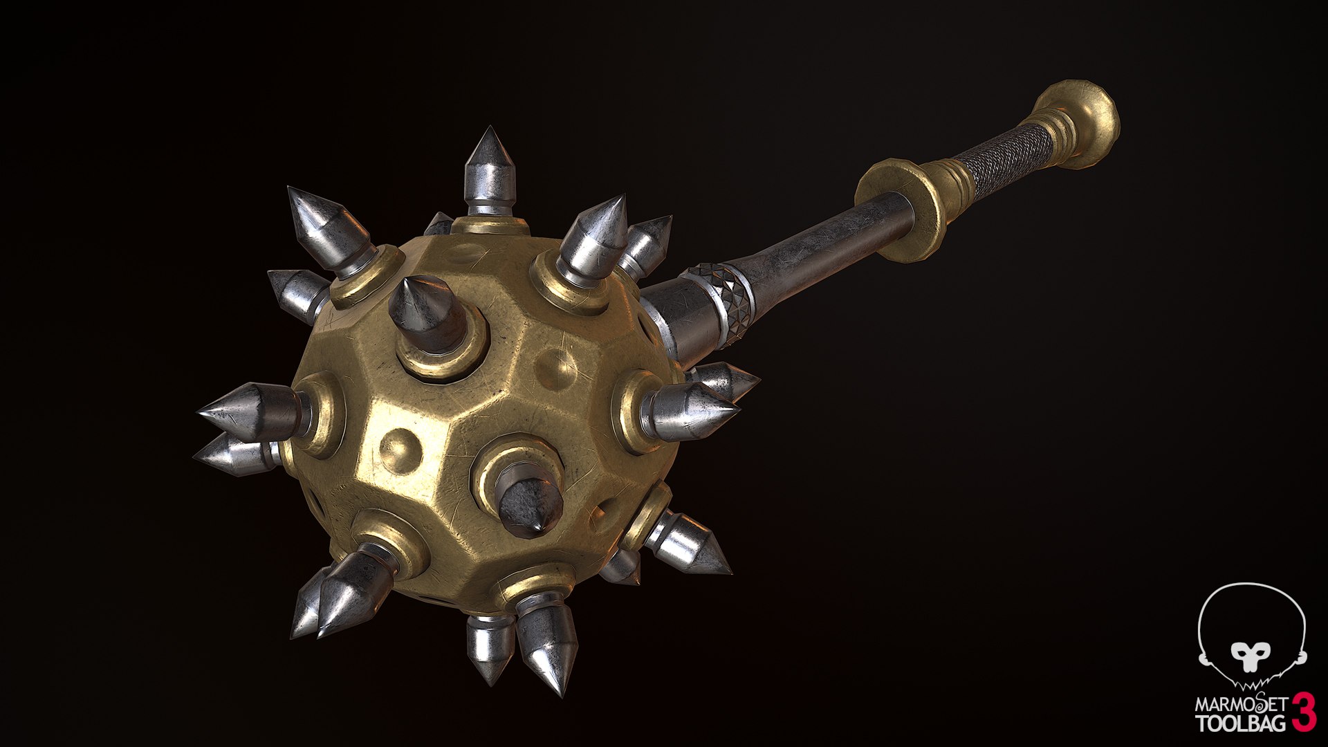 Weapon Club Morningstar 3D Model - TurboSquid 1673197