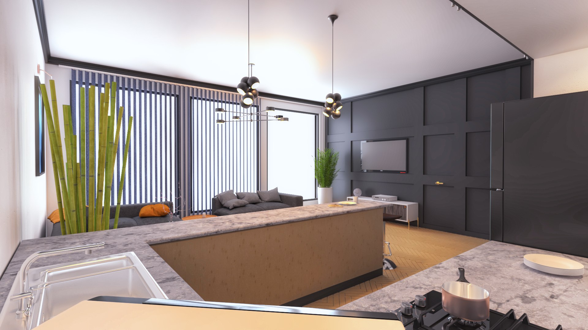 AR-VR-Ready Modern House 3D Model - TurboSquid 2257797