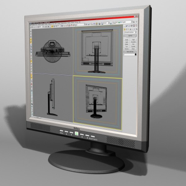 3D модель монитор - TurboSquid 303511