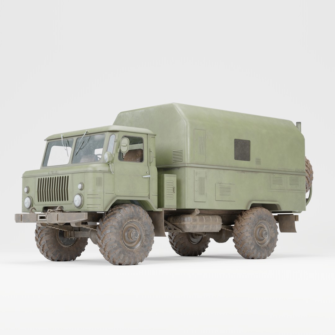 GAZ 66 3D Model - TurboSquid 2287001